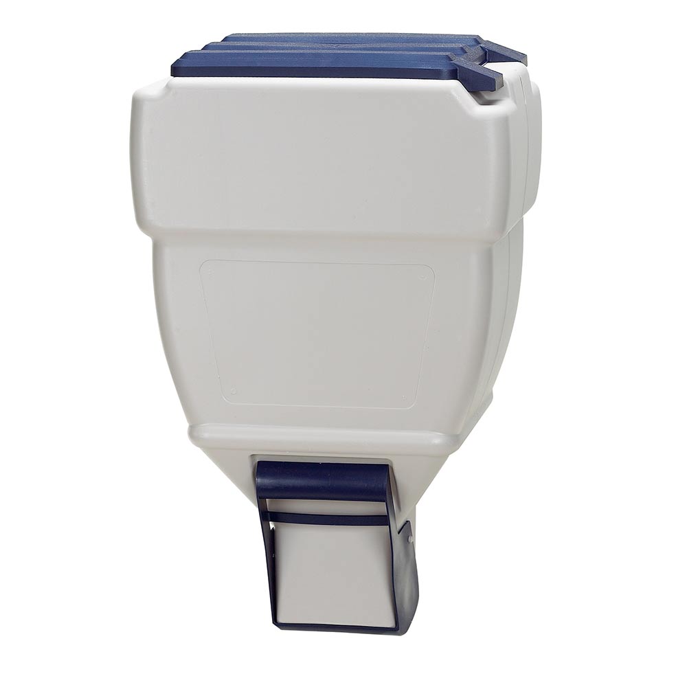 Bergan Wall Mounted Pet Food Dispenser Gray Blue 25 X 10 X 15